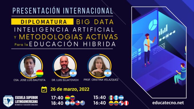 Diplomatura: Big Data, IA y metodologías activas para la Educación Hibrida - En Provincia